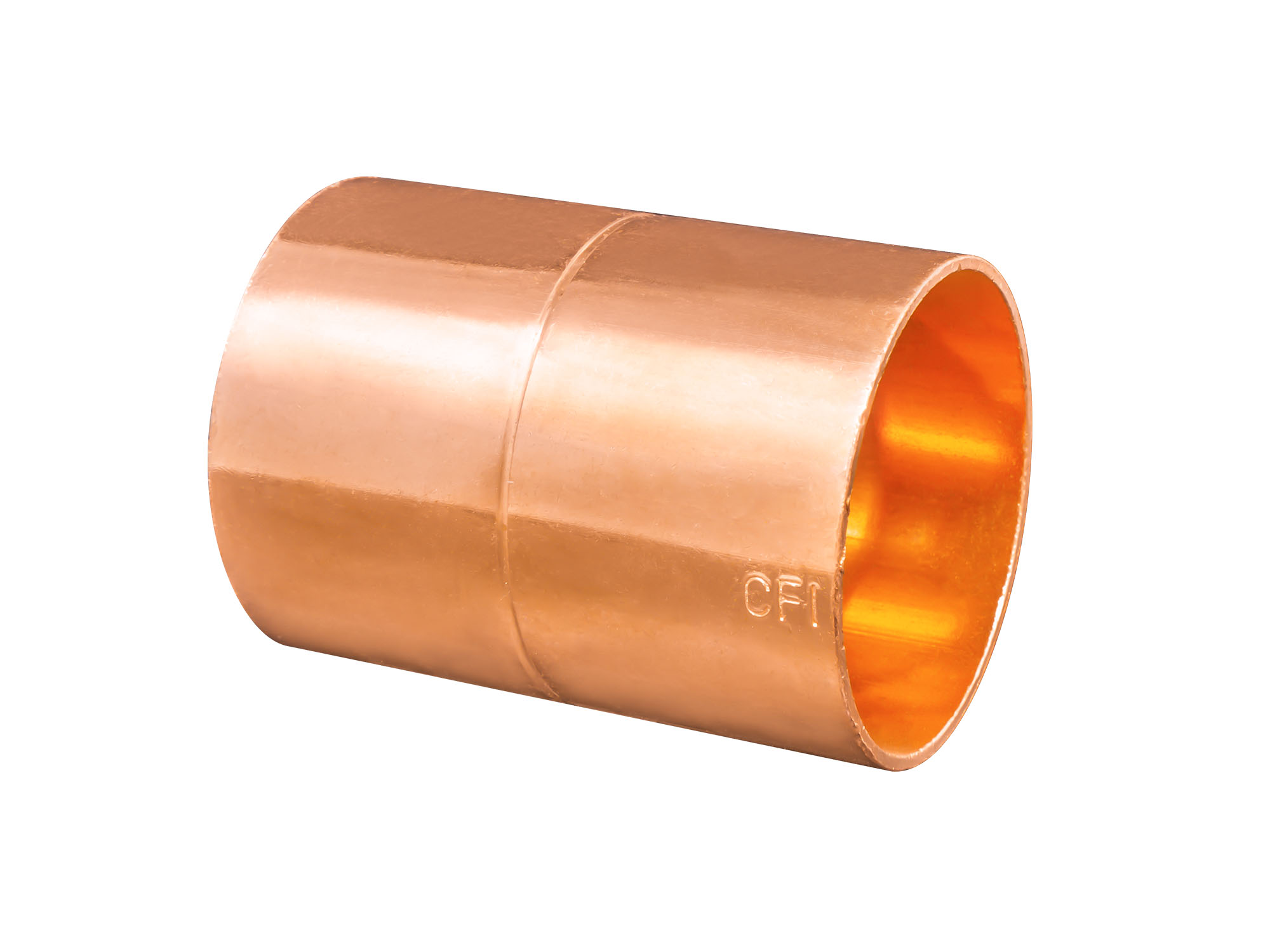 COUPLING WITH ROLLED STOP | Copperfit