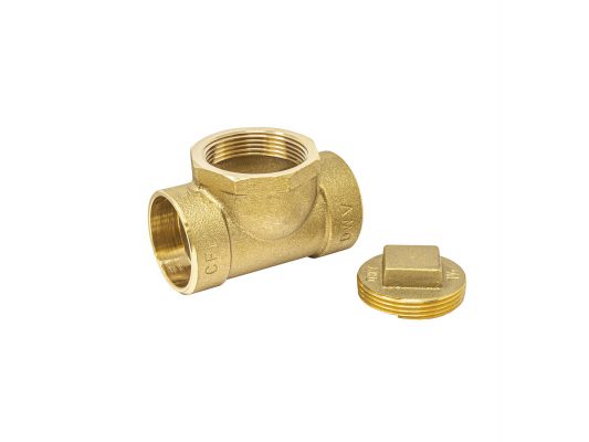 DWV CLEAN OUT TEE (TEST TEE) W/ PLUG | Copperfit