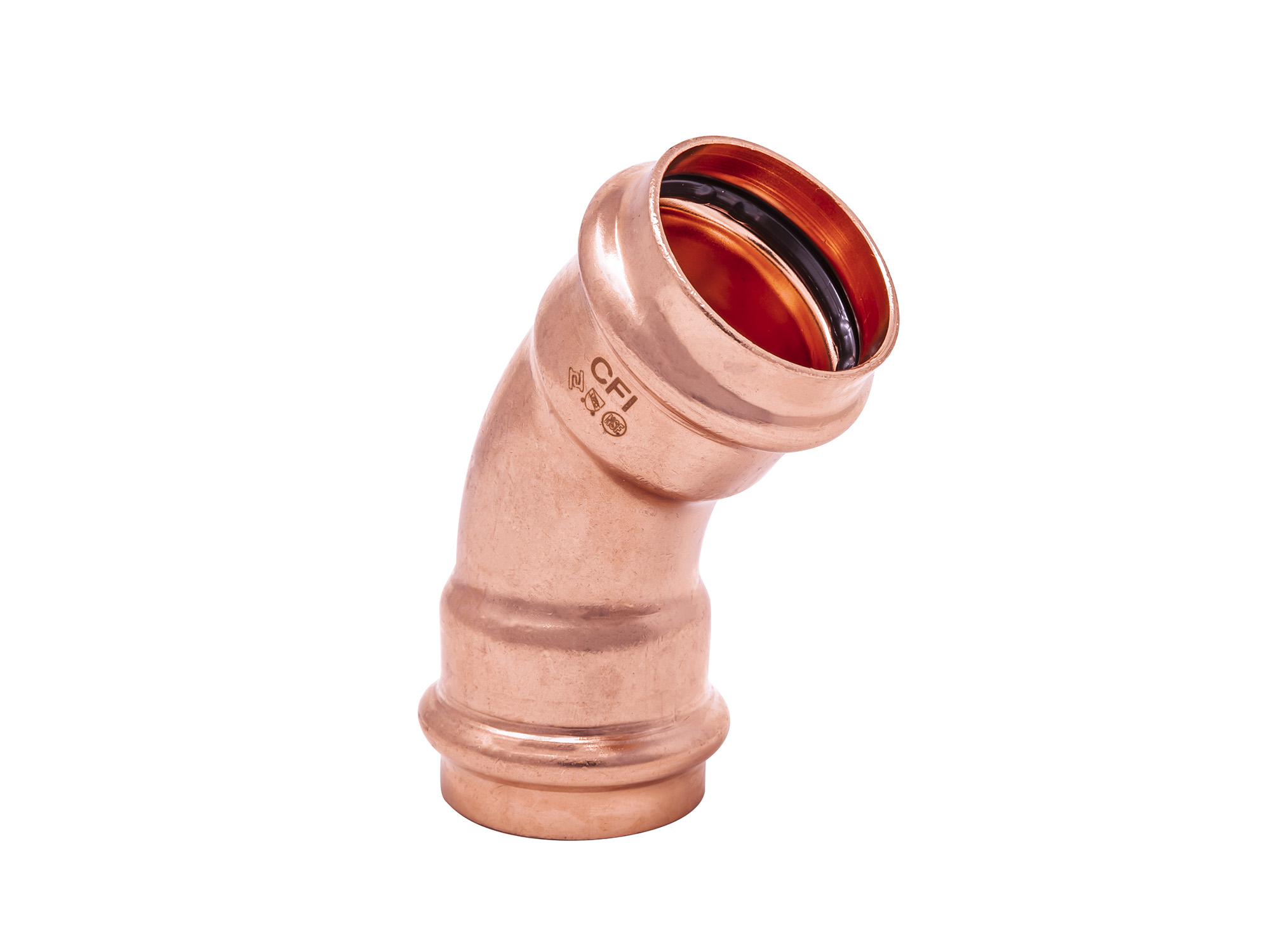 PRESS COPPER 45° ELBOW | Copperfit