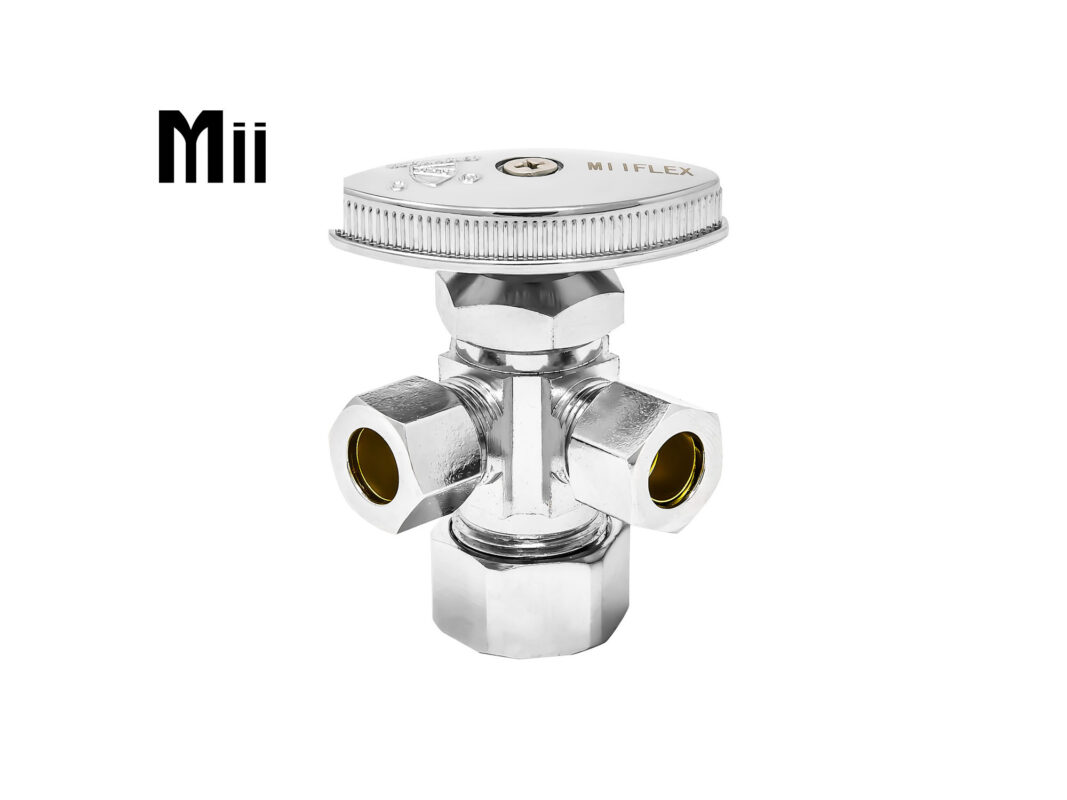 COMP. MULTI-TURN DUAL OUTLET ANGLE STOP | Copperfit