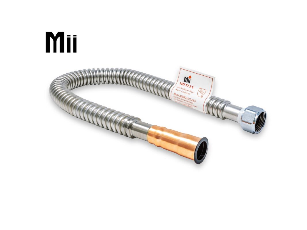 SS CORRUGATED FLEX CONNECTOR (Solder x FIP) | Copperfit